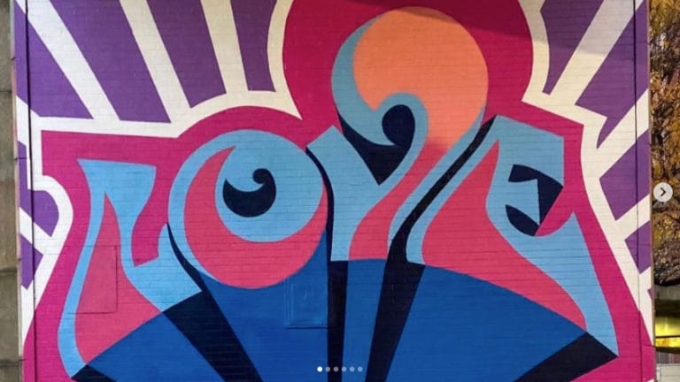 Cey Adams Love Mural - Business for the Arts of Broward